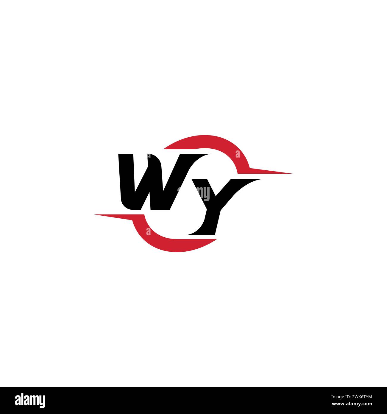 WY initial logo cool and stylish concept for esport or gaming logo as ...