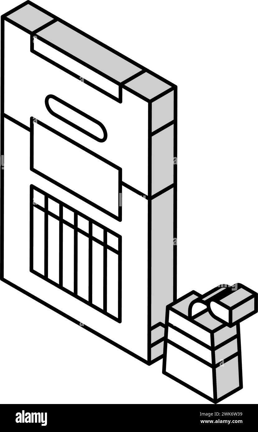 packaged tea isometric icon vector illustration Stock Vector Image ...