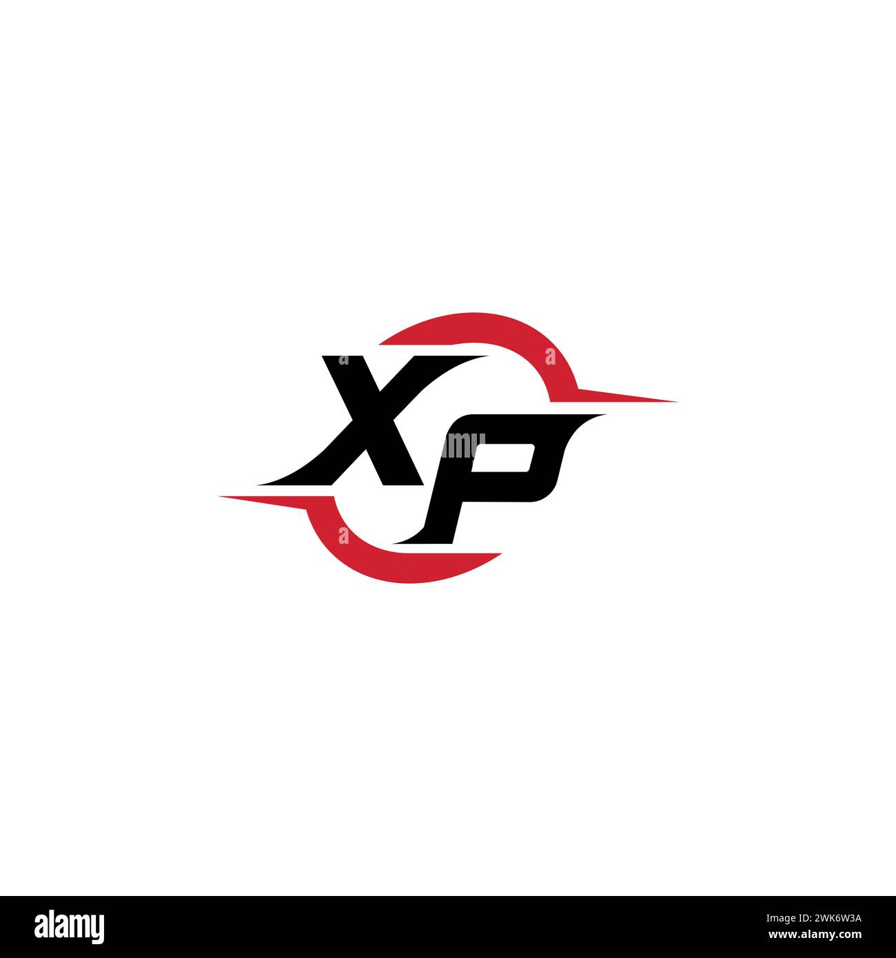 XP initial logo cool and stylish concept for esport or gaming logo as your inspirational Stock ...