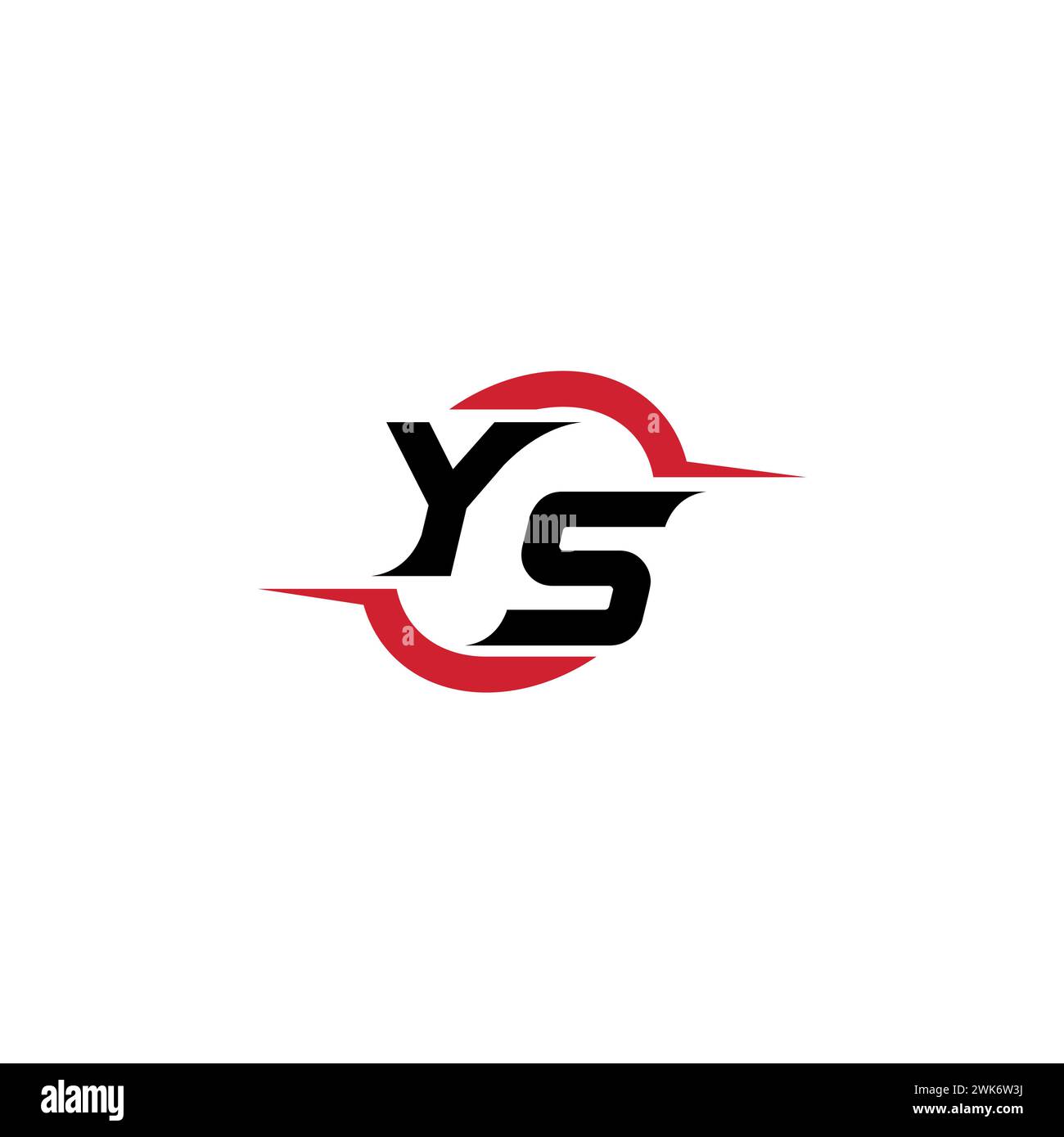 YS initial logo cool and stylish concept for esport or gaming logo as your inspirational Stock ...
