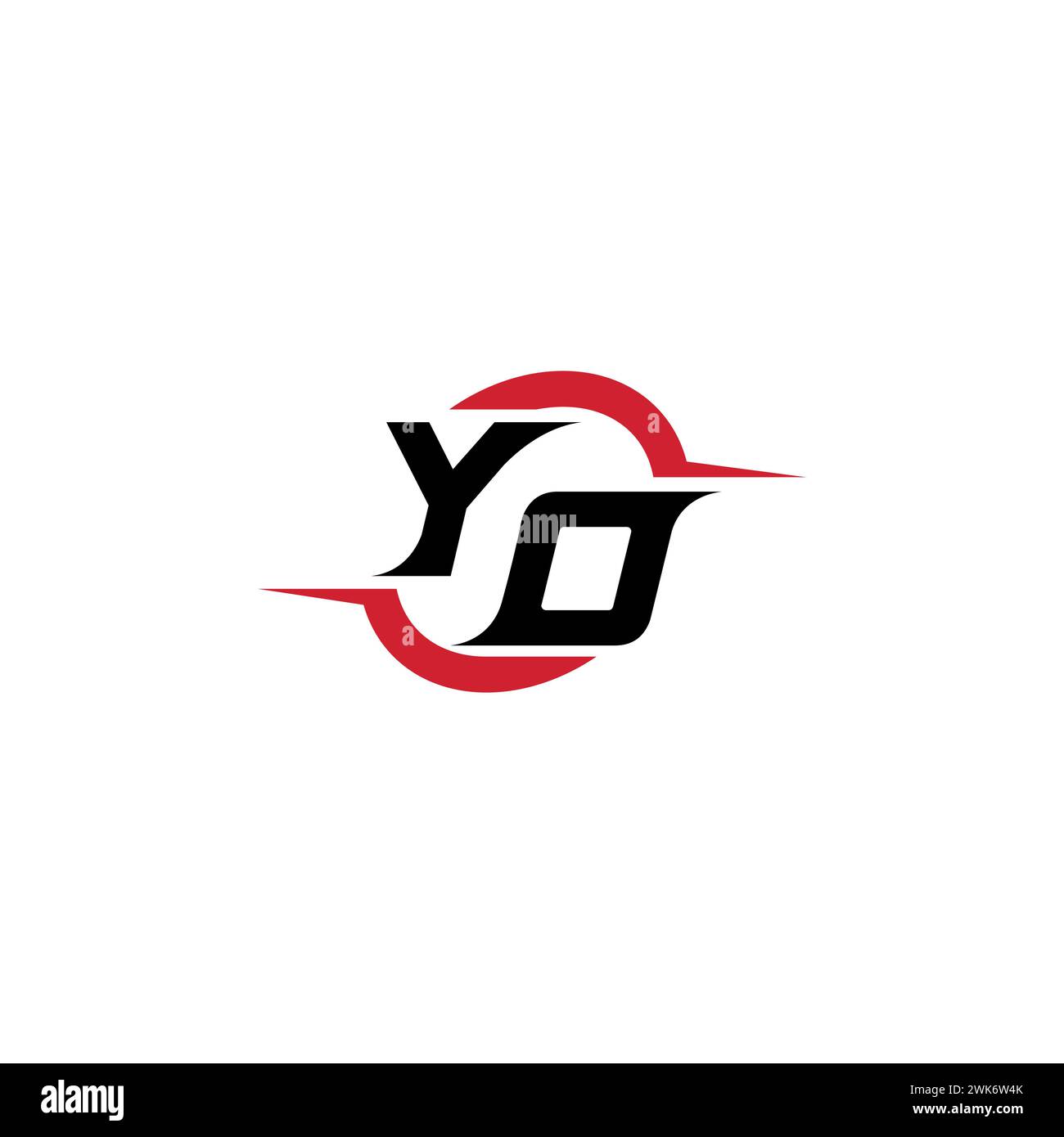 YO initial logo cool and stylish concept for esport or gaming logo as ...