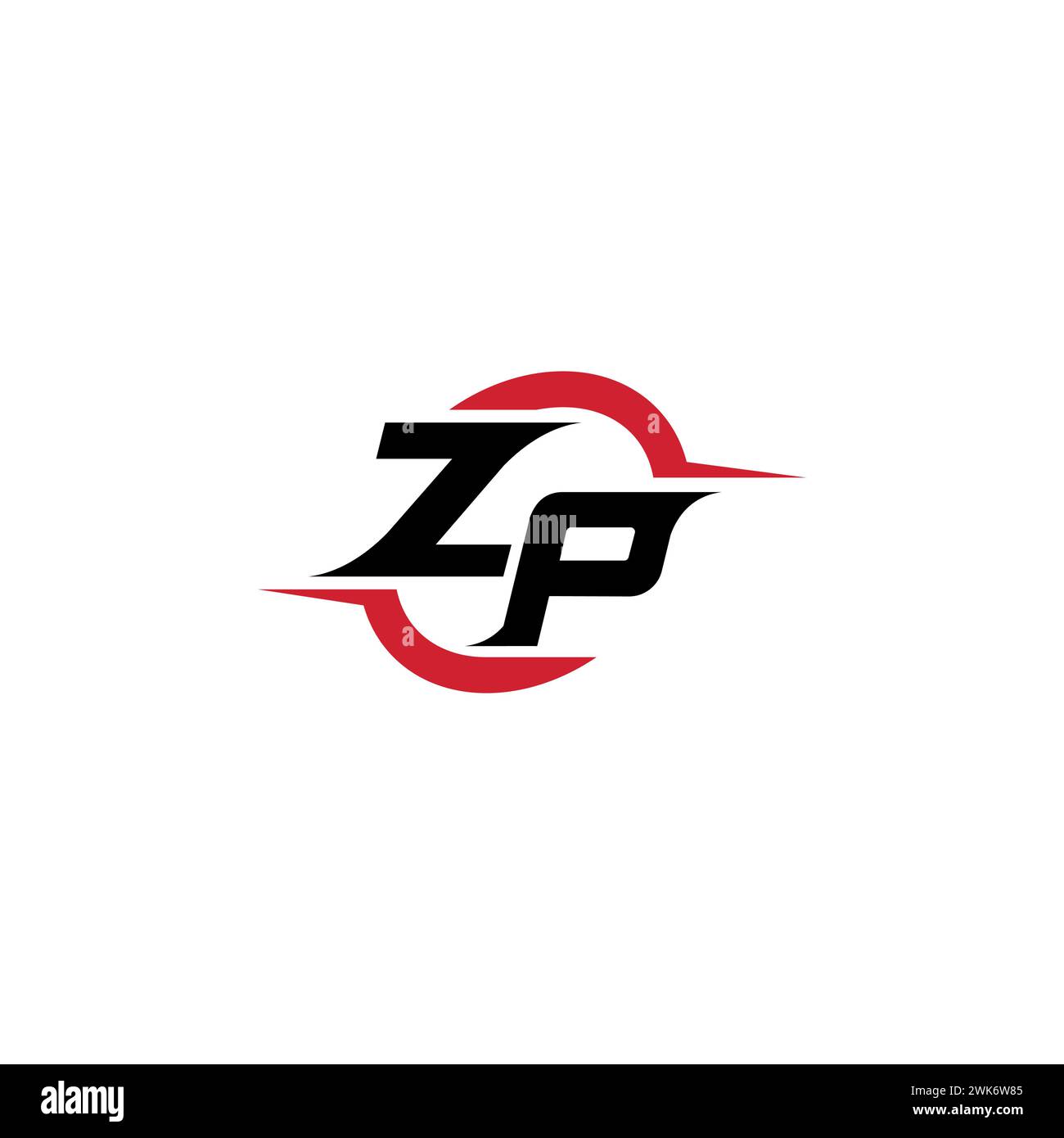ZP initial logo cool and stylish concept for esport or gaming logo as ...