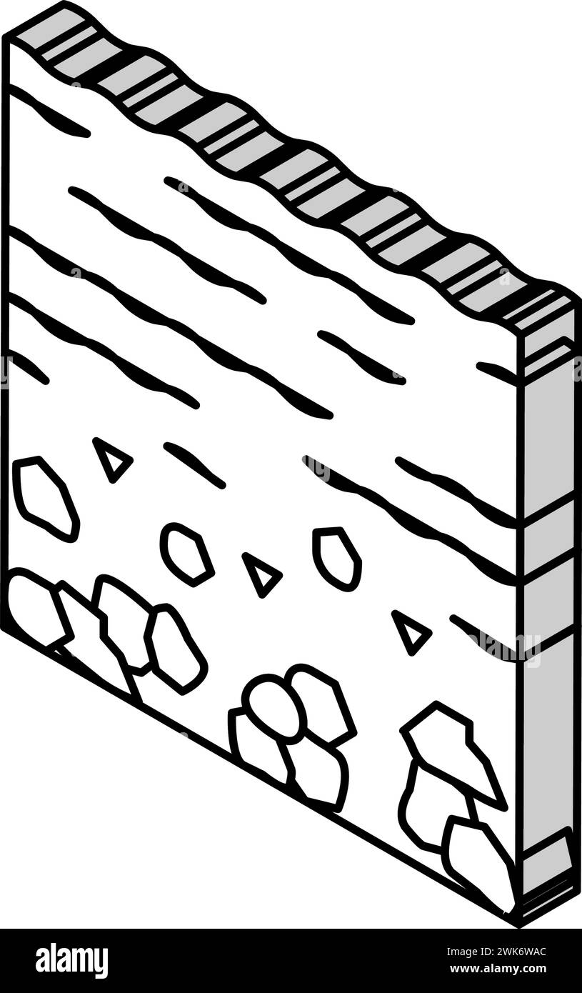 sedimentation water filter isometric icon vector illustration Stock ...