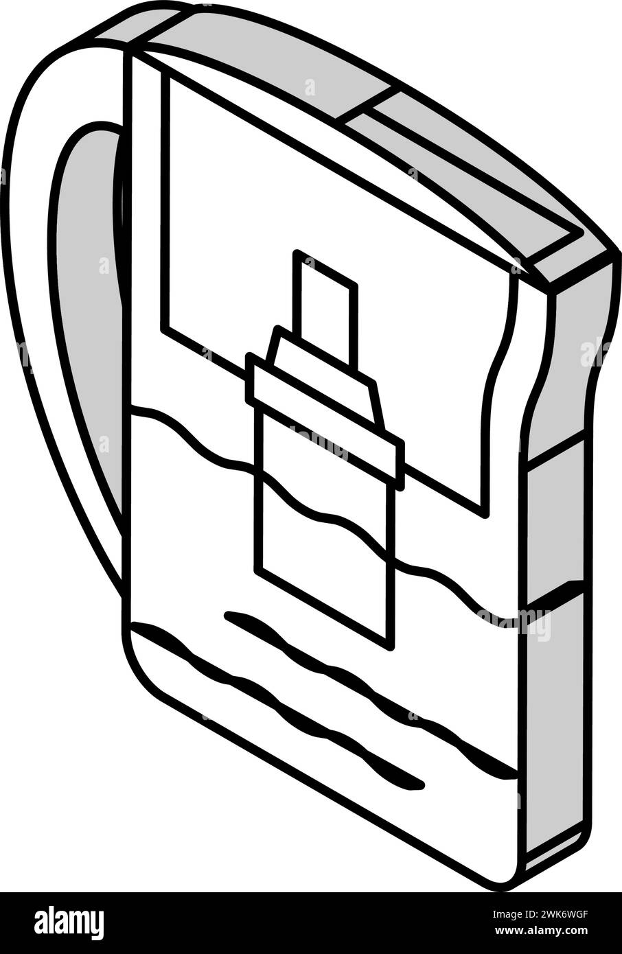 pot water filter isometric icon vector illustration Stock Vector Image ...