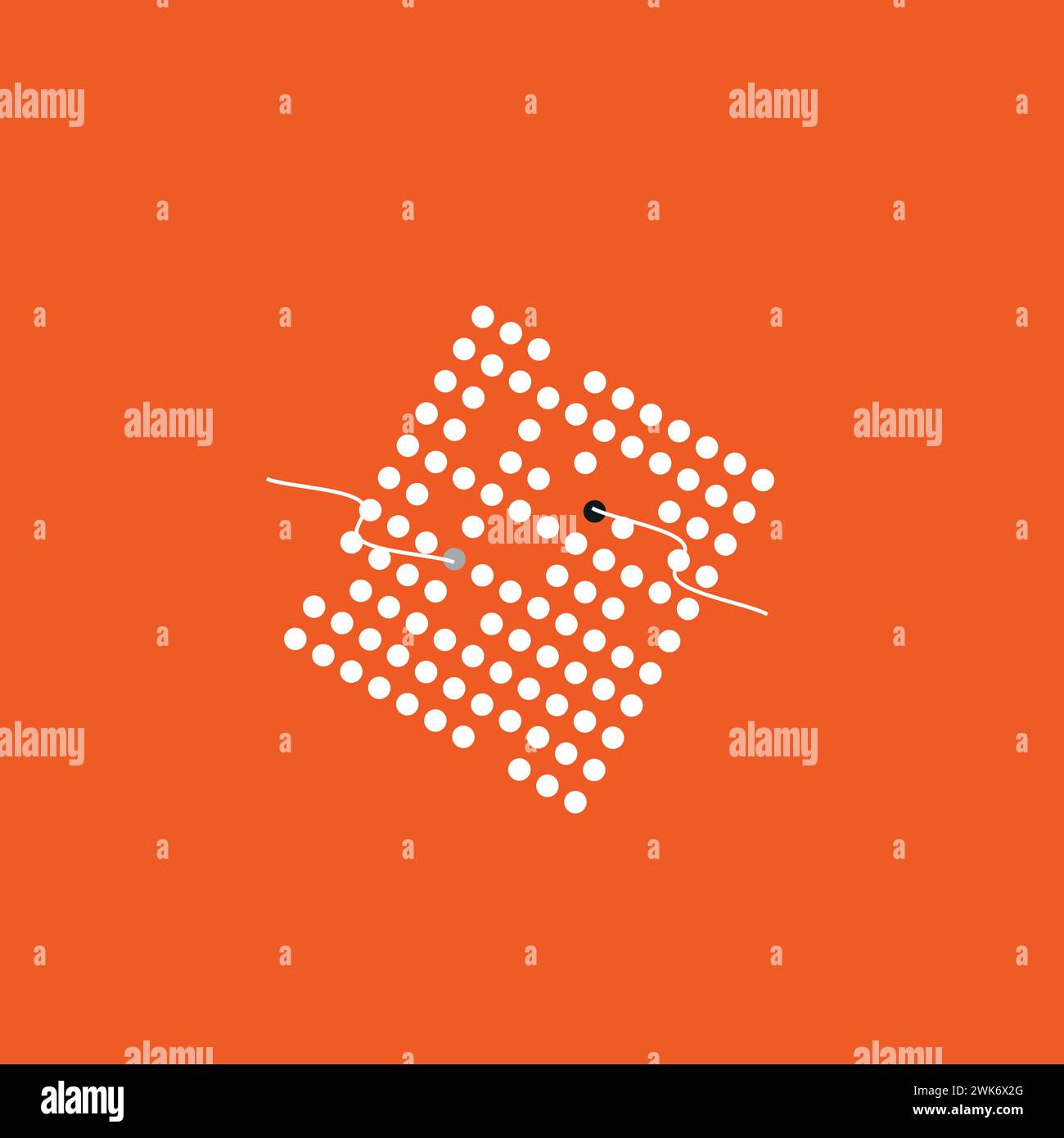 Dot art mandala vector Stock Vector Images - Alamy