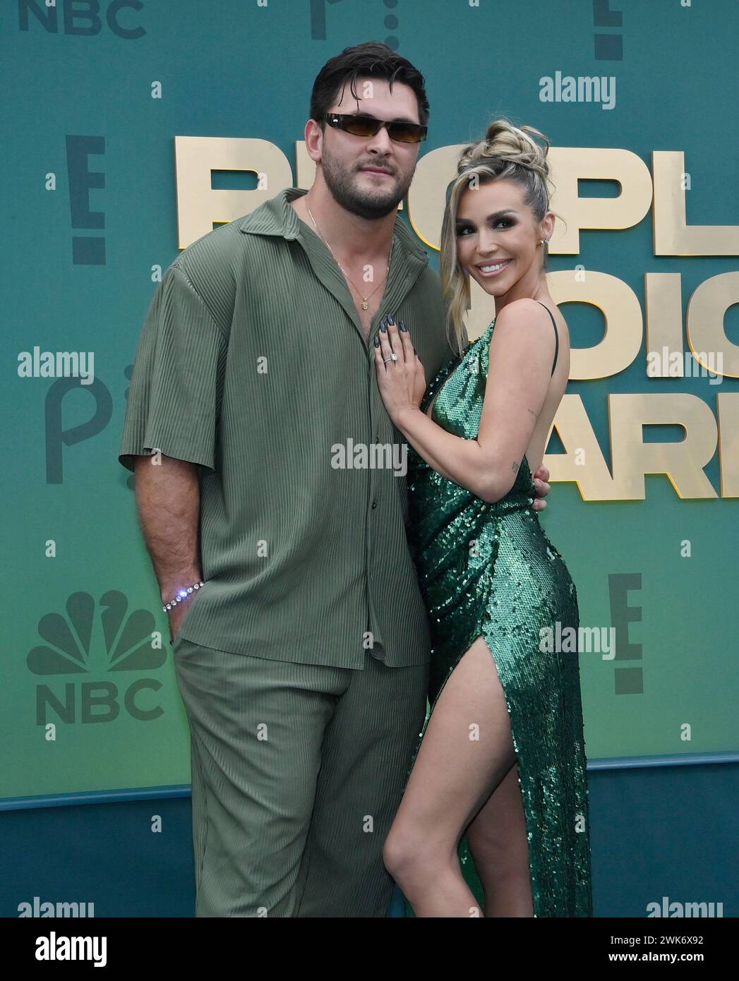 Los Angeles, United States. 18th Feb, 2024. (L-R) Brock Davies and ...