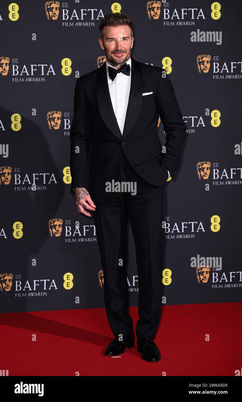 London, UK. February 18th, 2024. David Beckham at the 2024 EE BAFTA ...