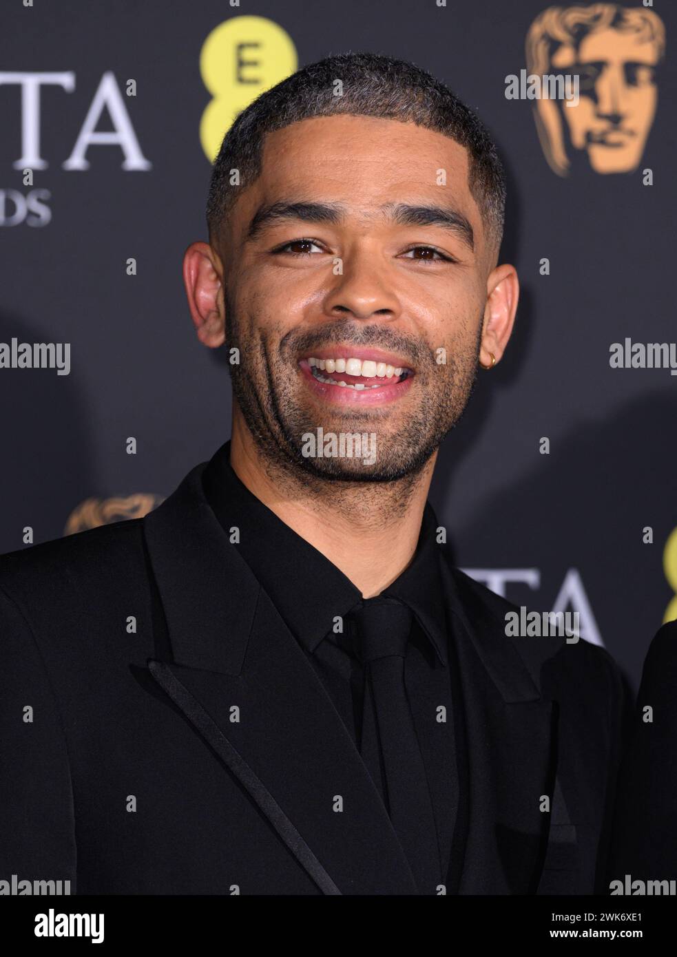 London, UK. February 18th, 2024. Kingsley Ben-Adir at the 2024 EE BAFTA ...