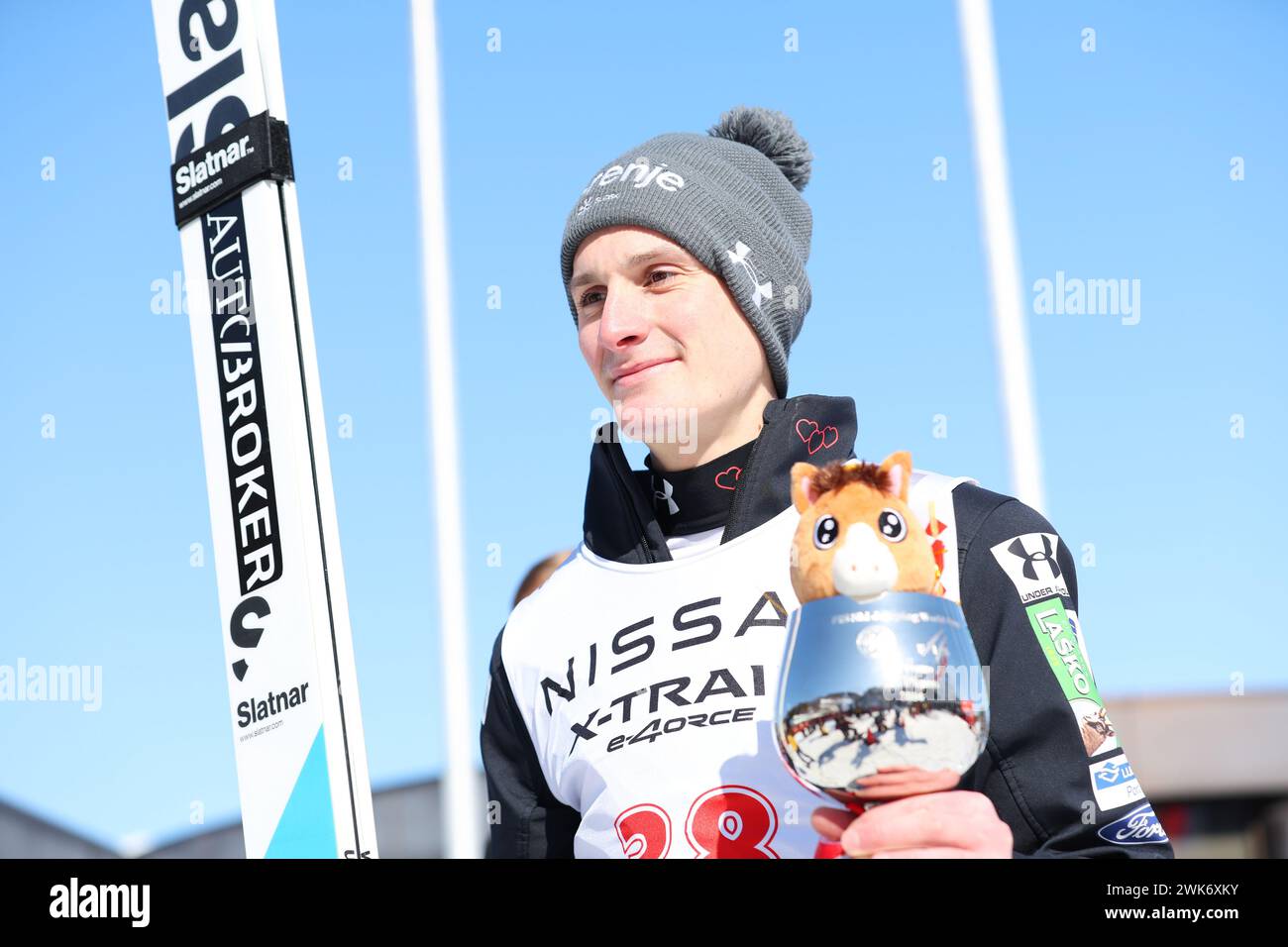 Domen Prevc (SLO), FEBRUARY 18, 2024 - Ski Jumping : FIS Ski Jumping ...