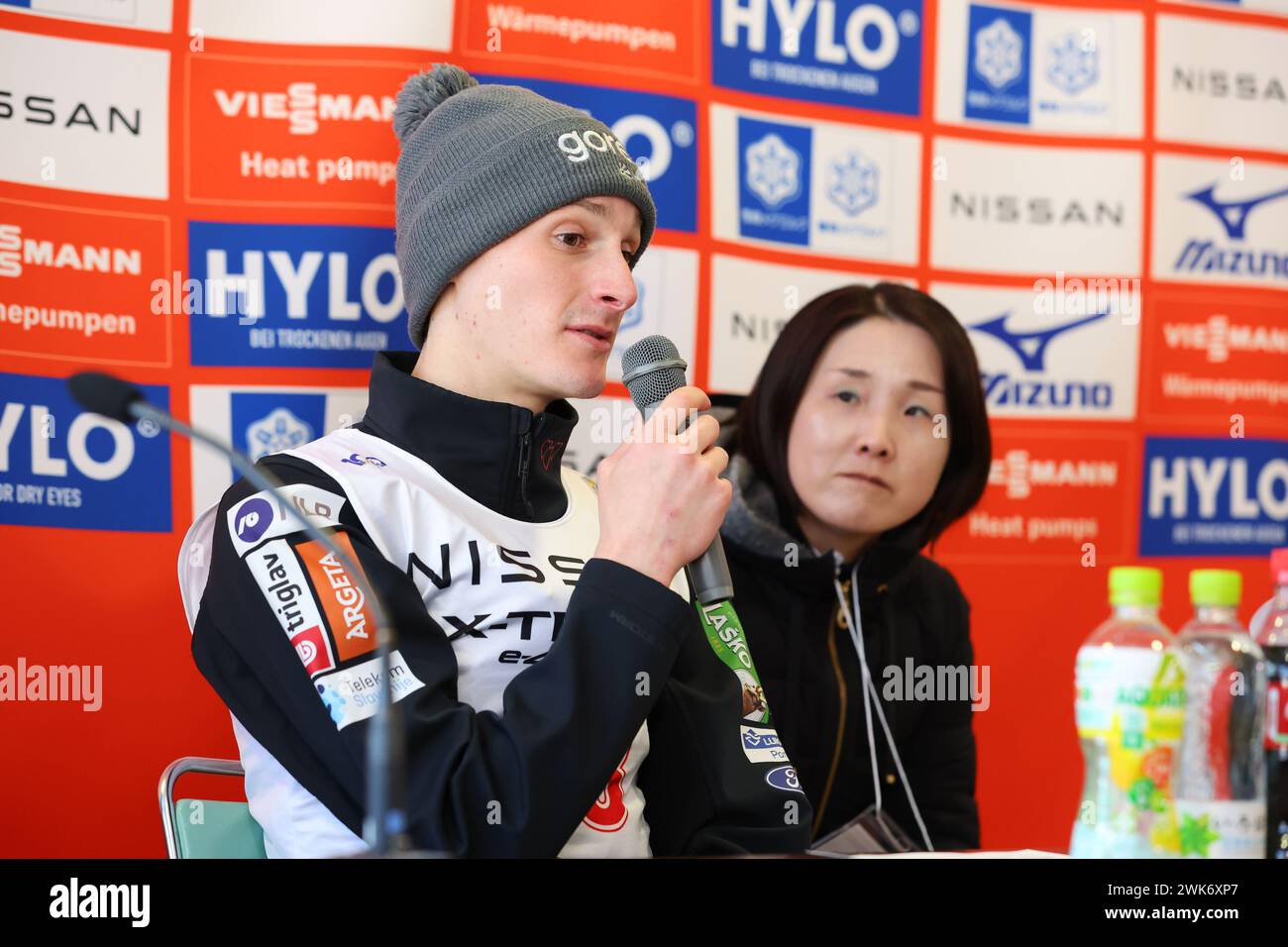 Sapporo, Hokkaido, Japan. 18th Feb, 2024. Domen Prevc (SLO) Ski Jumping ...