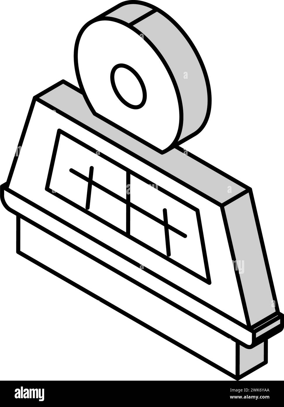 solar panel installation isometric icon vector illustration Stock ...