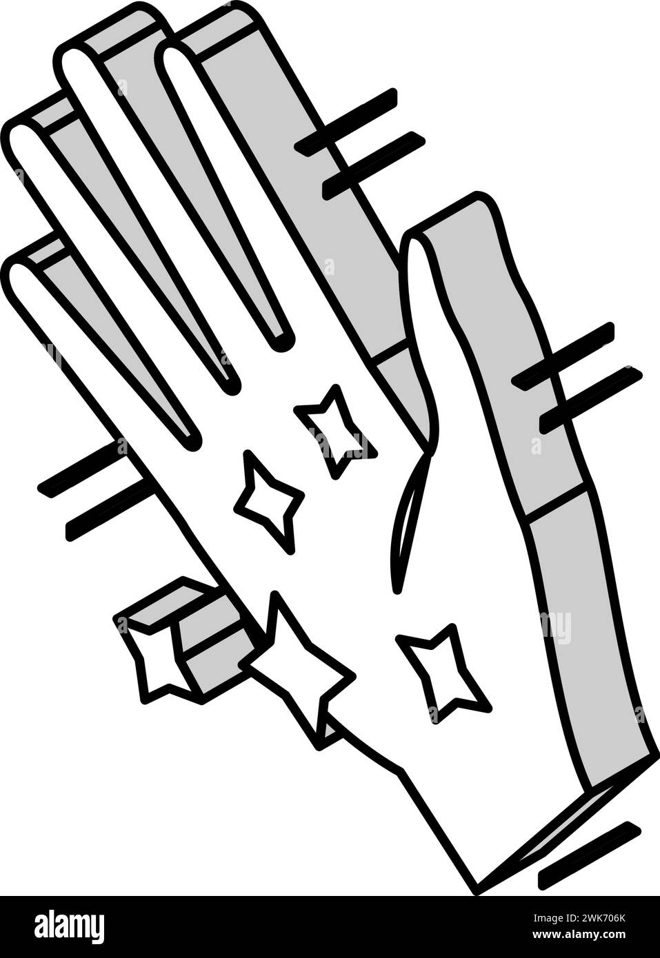 hand boho isometric icon vector illustration Stock Vector Image & Art ...