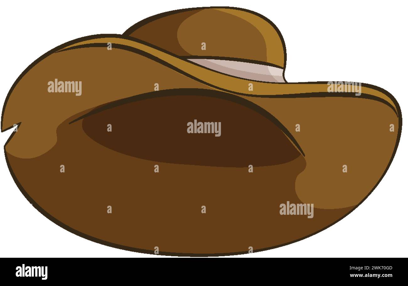 A simple vector illustration of a cowboy hat Stock Vector Image & Art ...