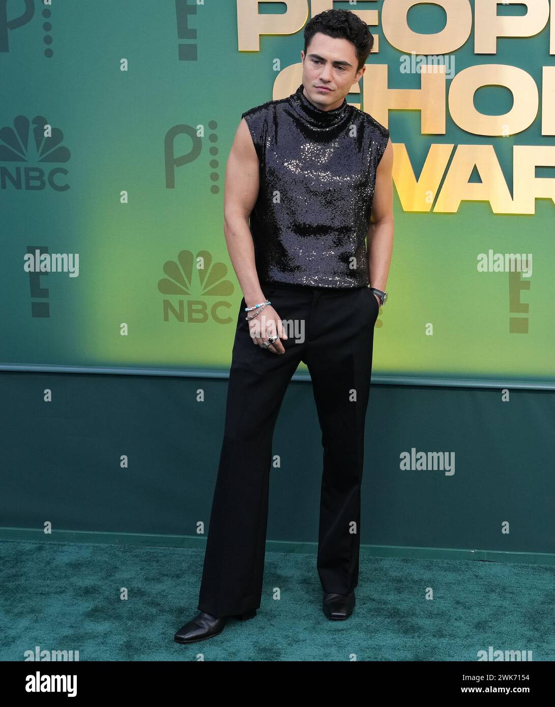 Los Angeles, USA. 18th Feb, 2024. Darren Barnet walking on the red ...
