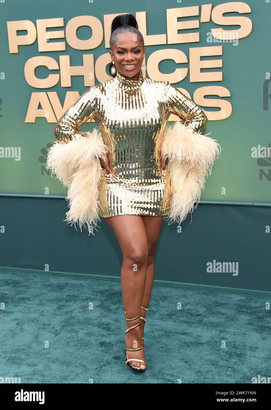 Santa Monica, USA. 18th Feb, 2024. Kandi Burruss arriving at the 2024 ...