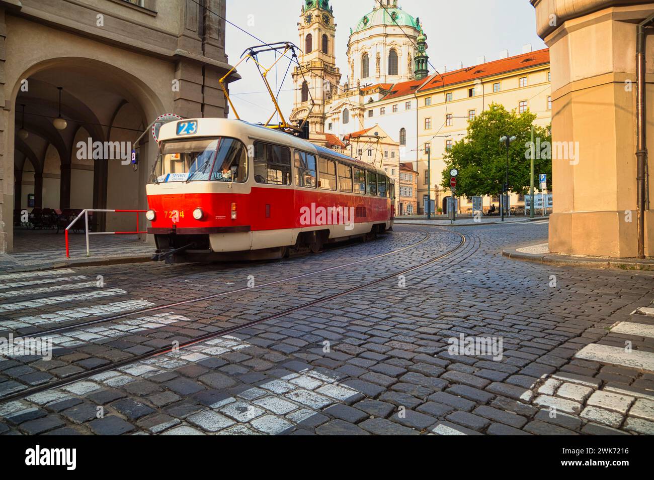 Tramway in Prague, Czech Republic Stock Photo - Alamy