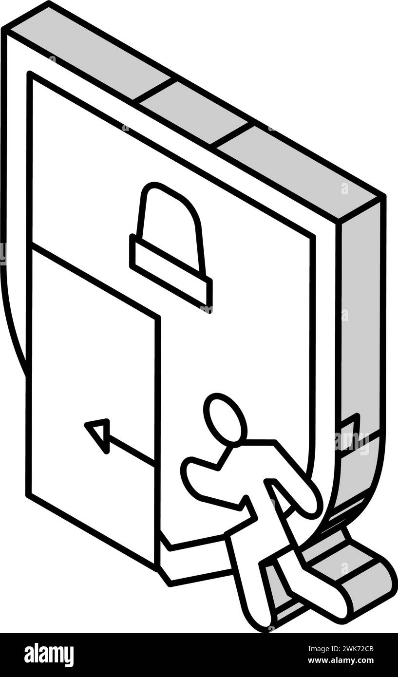 emergency preparedness isometric icon vector illustration Stock Vector ...