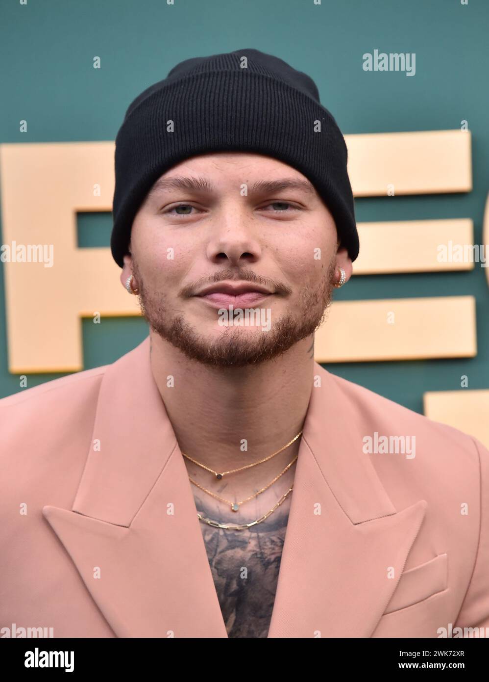 Santa Monica, USA. 18th Feb, 2024. Kane Brown arriving at the 2024 ...
