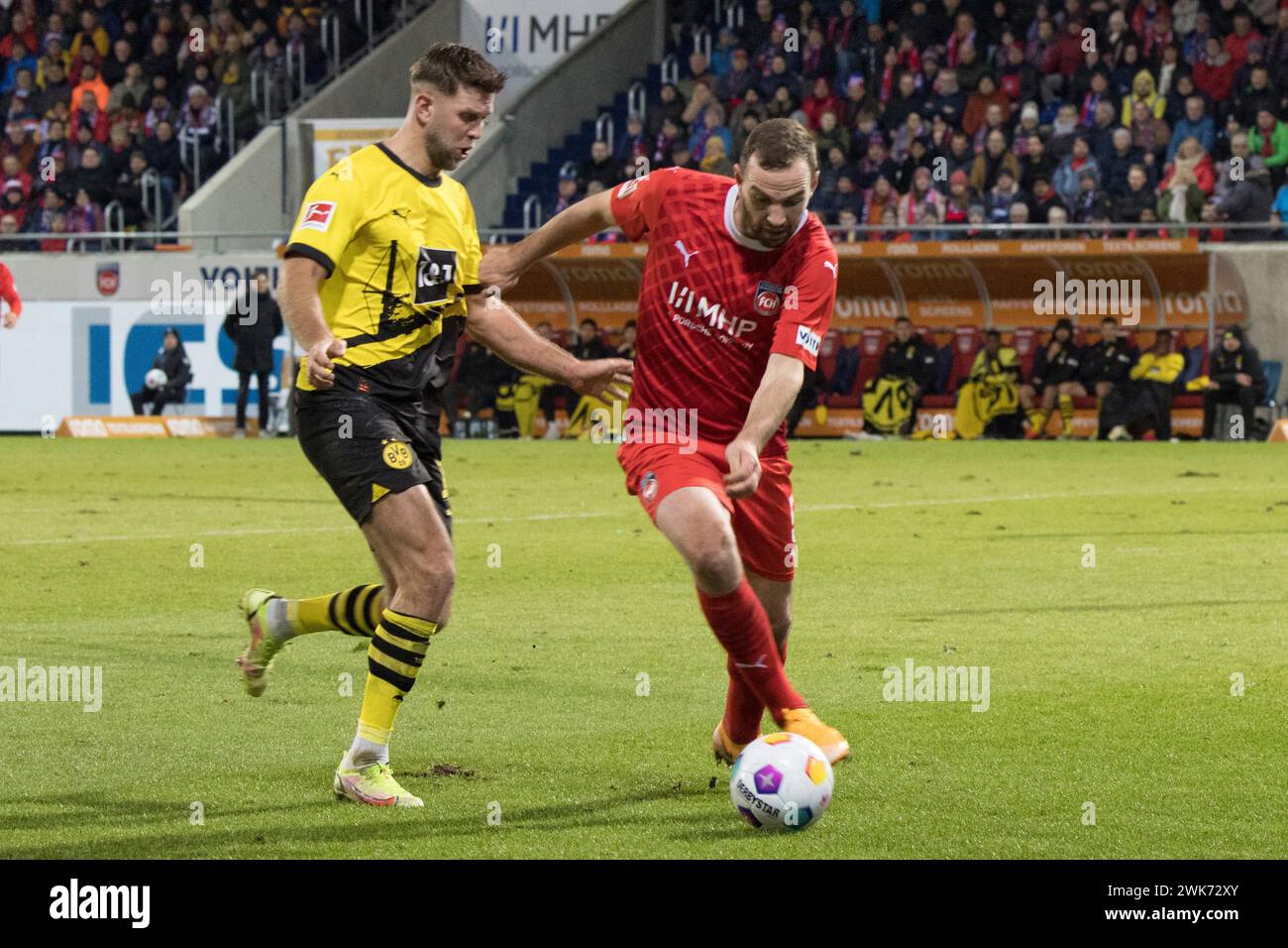 Football match, Niclas FUeLLKRUG Borussia Dortmund in a duel with ...