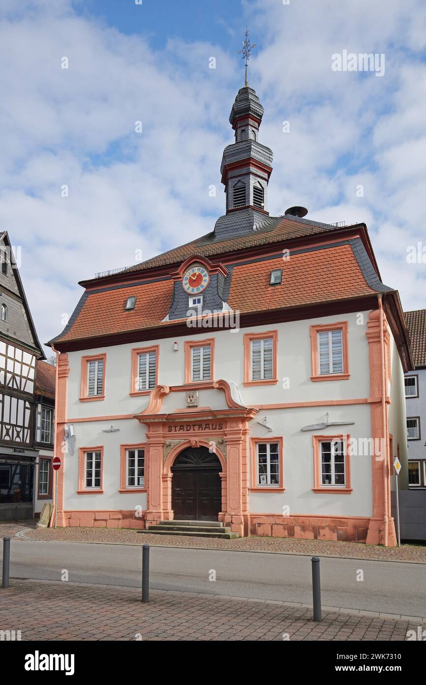 Old town hall built in 1578, old town hall, Renaissance, spire, hipped ...