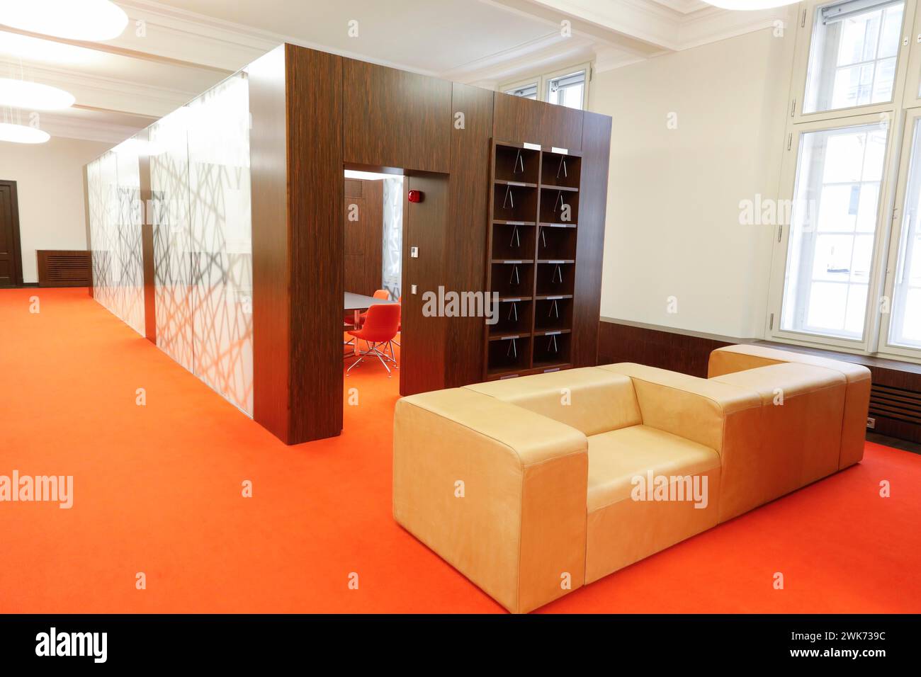 New reading room in the Berlin State Library in the Unter den Linden ...