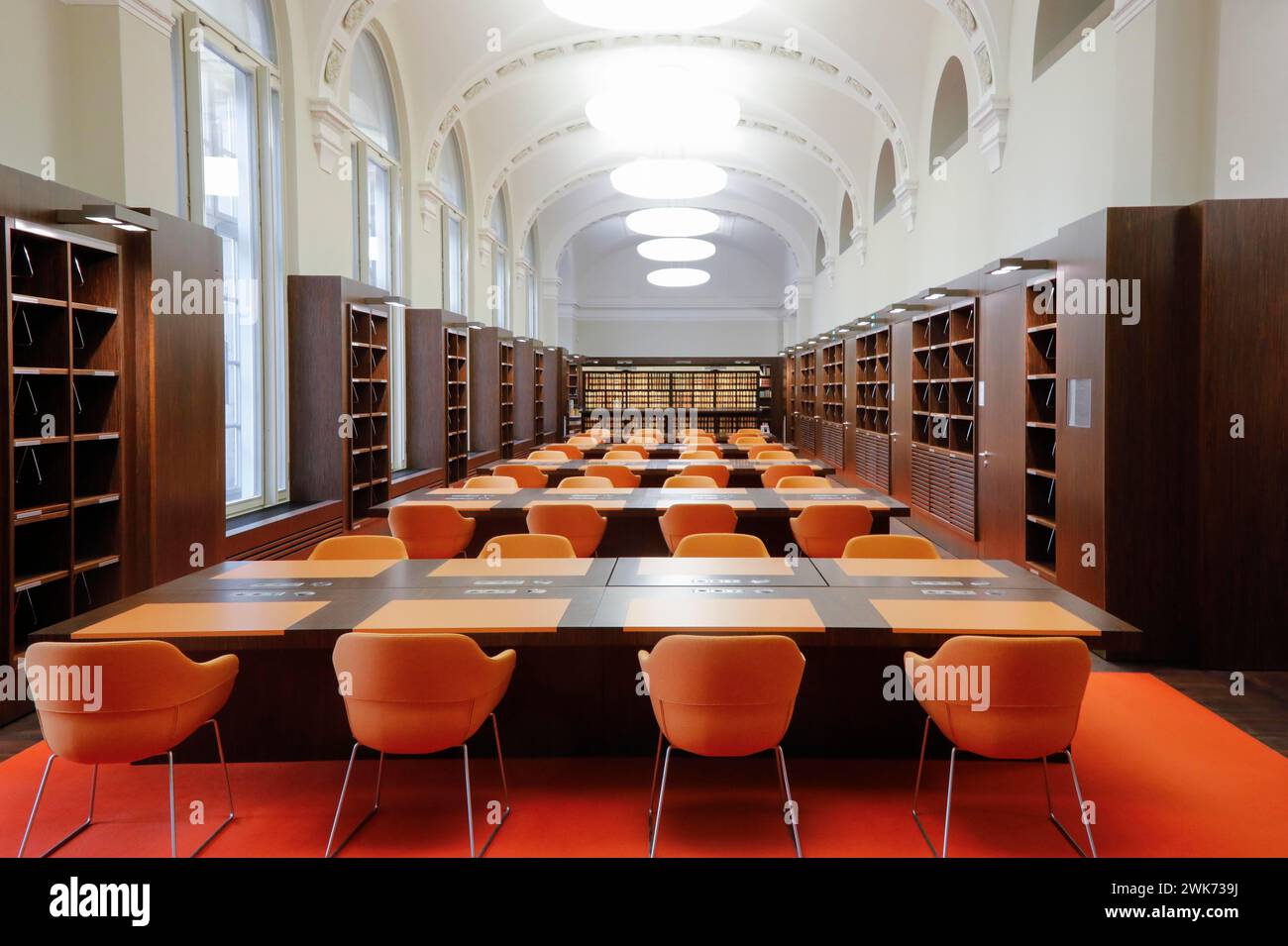 New reading room in the Berlin State Library in the Unter den Linden ...