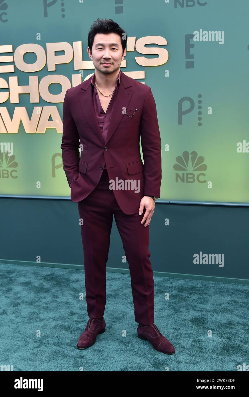 Santa Monica, USA. 18th Feb, 2024. Simu Liu arriving at the 2024 People ...