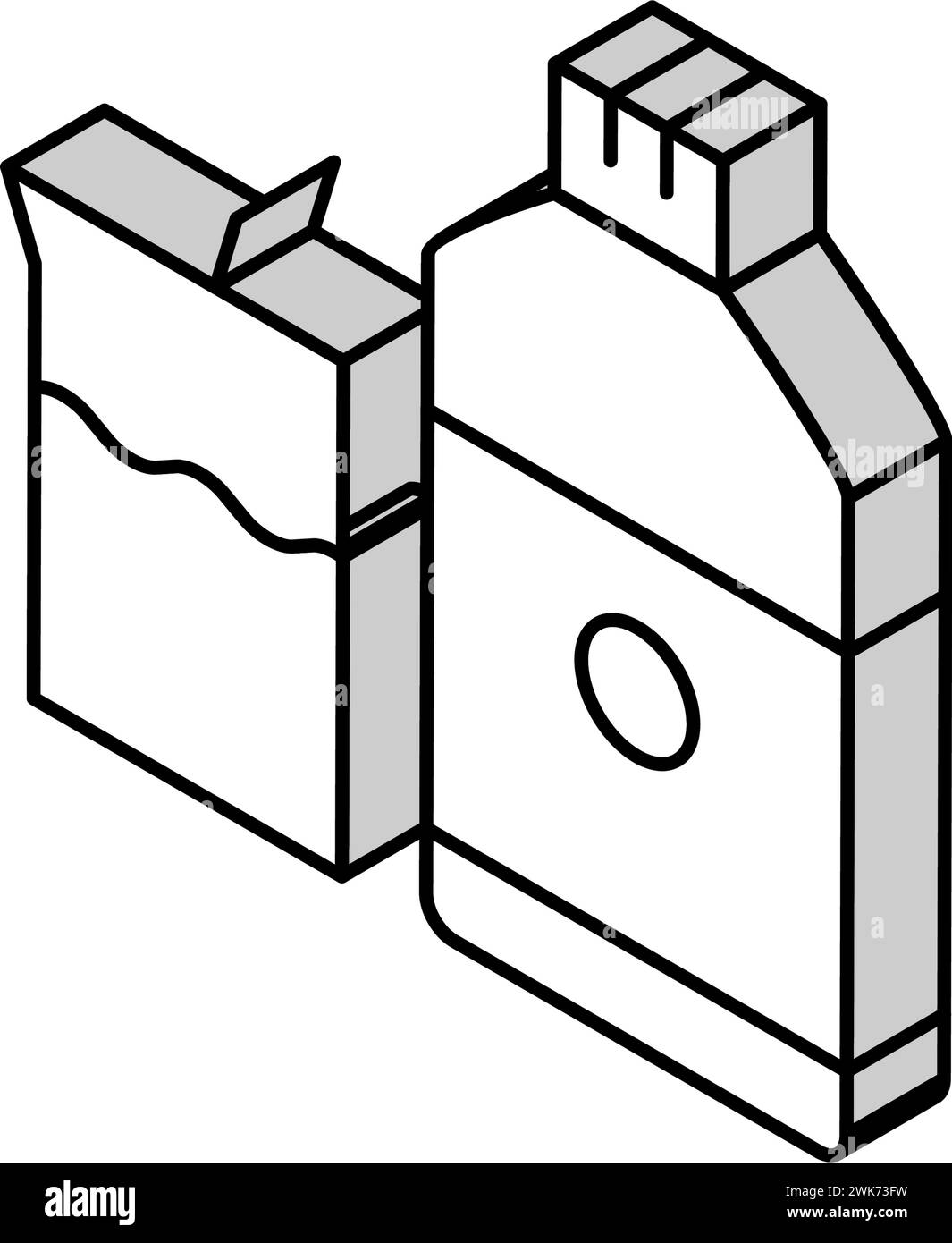 mixing liquid for resin art isometric icon vector illustration Stock ...