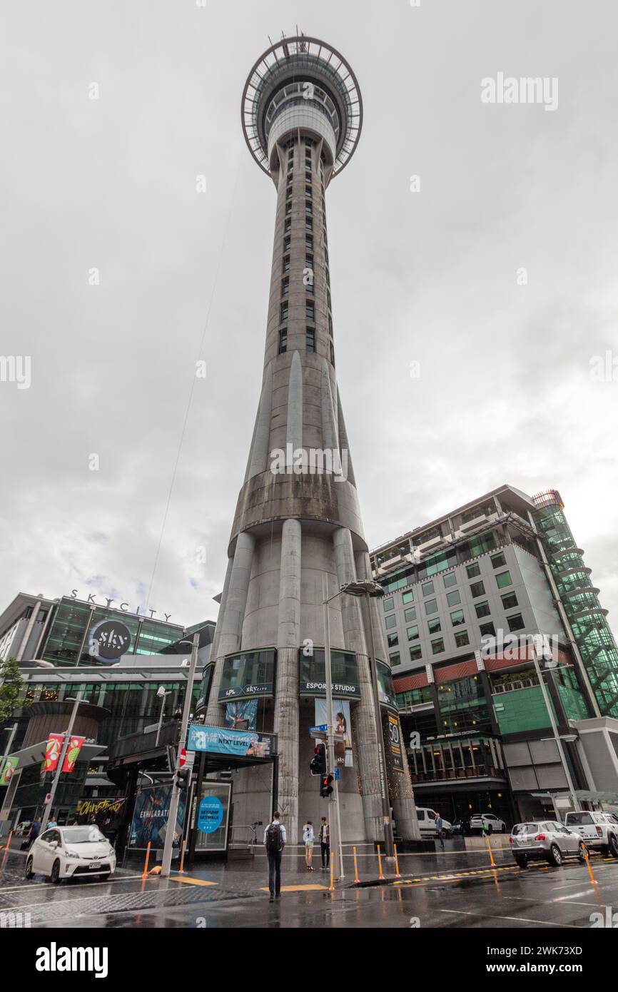 Television tower, Auckland, New Zealand Stock Photo - Alamy