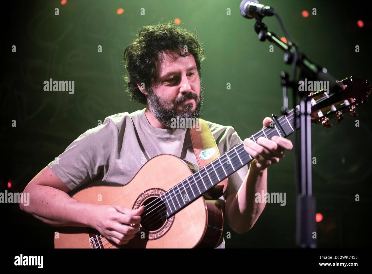 El Kanka performing at La Paloma, Barcelona 15 Feb. 2024. Photographer ...