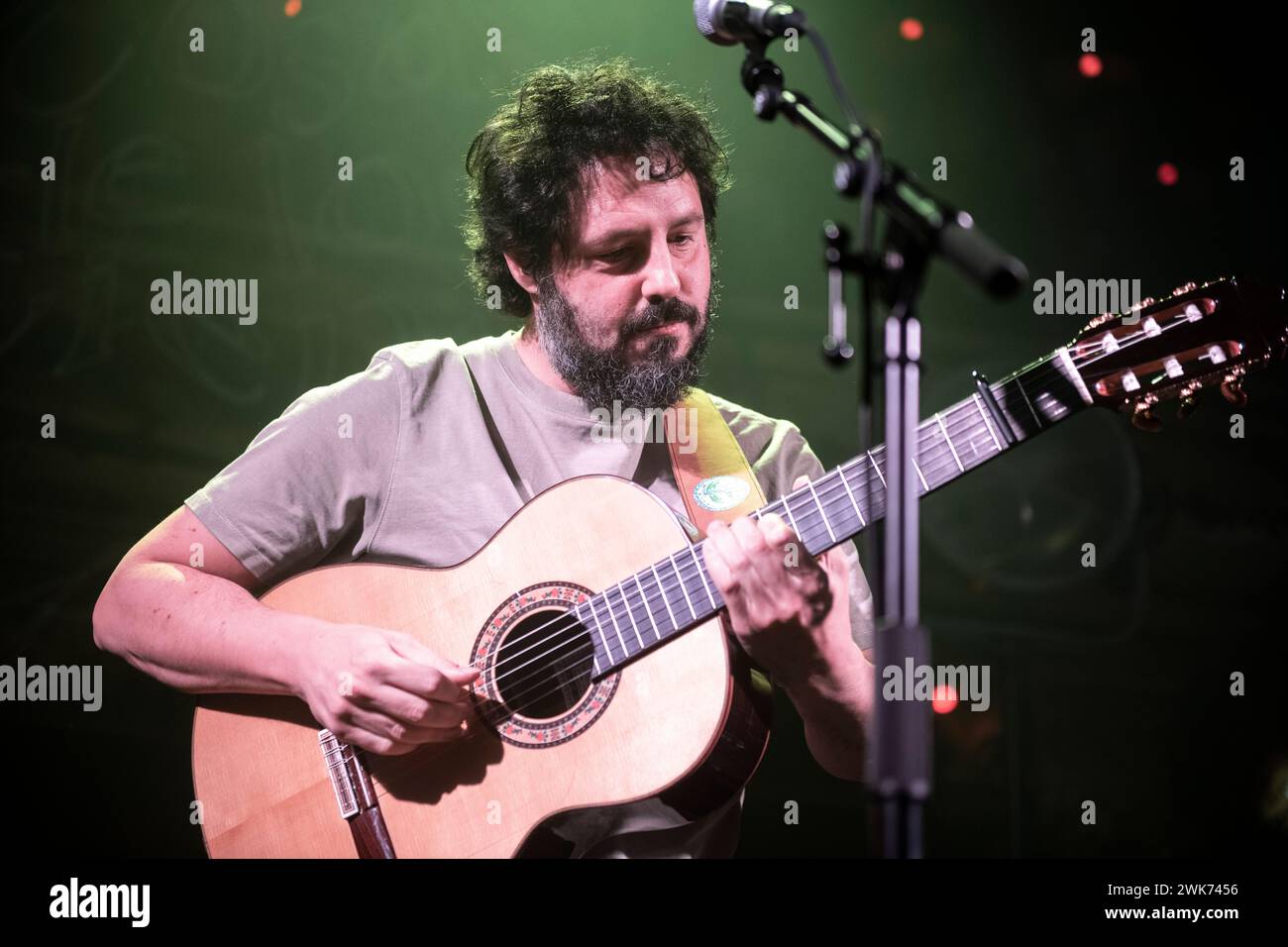 El Kanka performing at La Paloma, Barcelona 15 Feb. 2024. Photographer ...