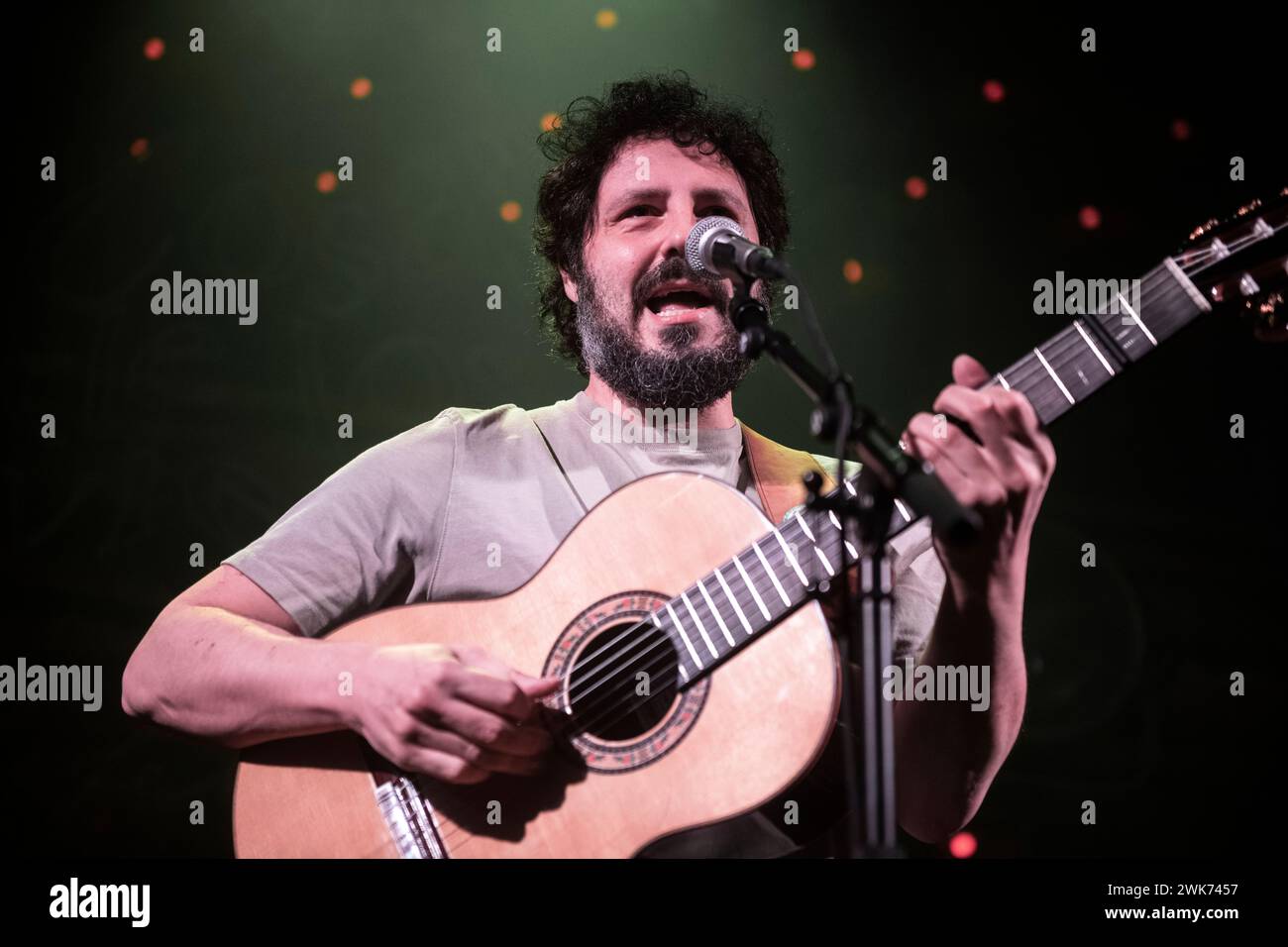 El Kanka performing at La Paloma, Barcelona 15 Feb. 2024. Photographer ...