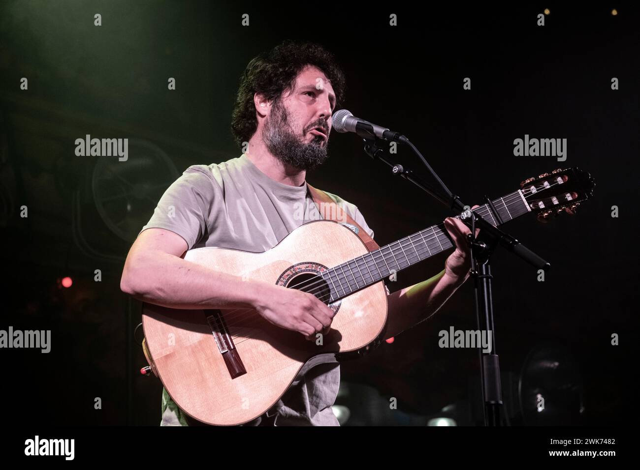 El Kanka performing at La Paloma, Barcelona 15 Feb. 2024. Photographer ...