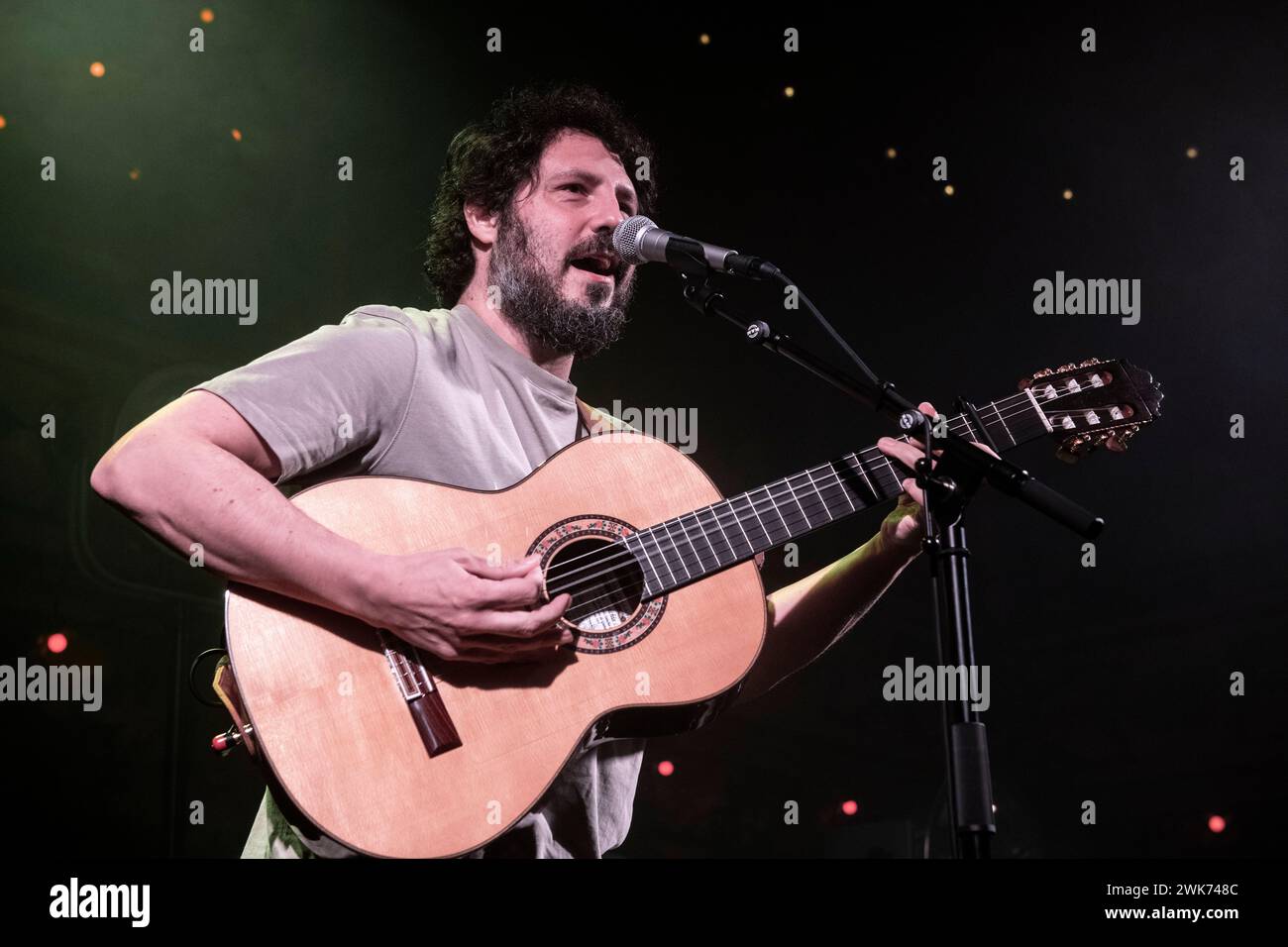 El Kanka performing at La Paloma, Barcelona 15 Feb. 2024. Photographer ...