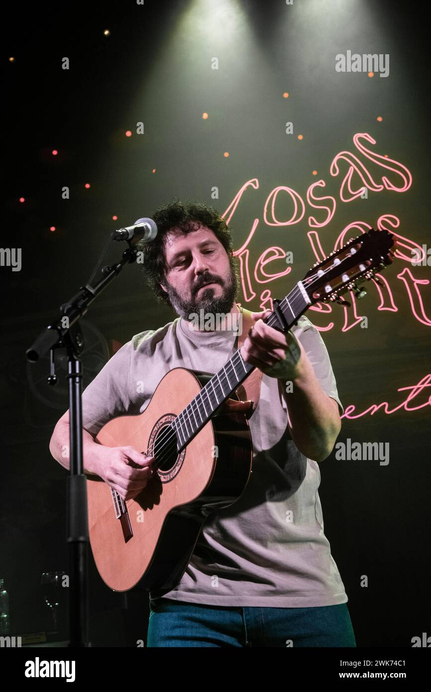 El Kanka performing at La Paloma, Barcelona 15 Feb. 2024. Photographer ...