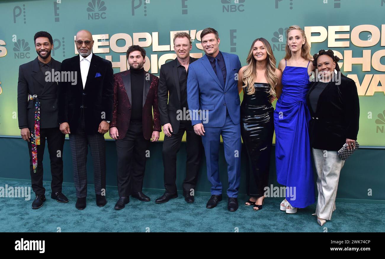 Santa Monica, USA. 18th Feb, 2024. Anthony Hill, James Pickens, Jake ...