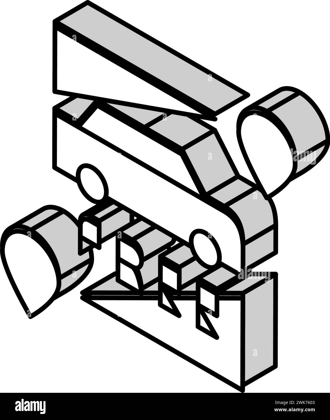 free pick up and drop off isometric icon vector illustration Stock ...