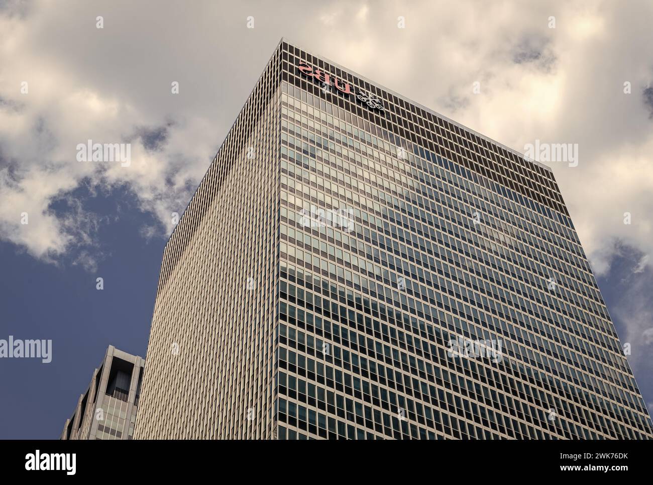 New York City, USA - July 22, 2023: ubs bank building architecture with ...