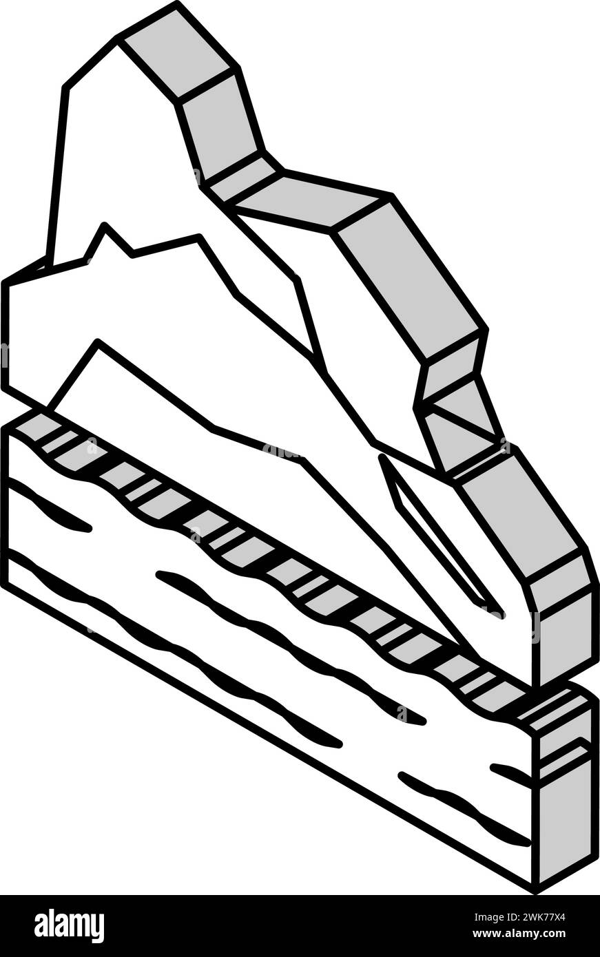 arctic land isometric icon vector illustration Stock Vector Image & Art ...