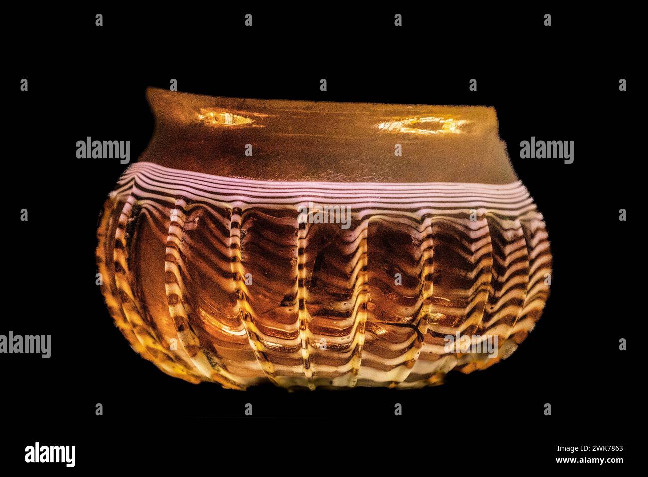 Glass vessels, 3rd-4th century, National Archaeological Museum, Villa ...