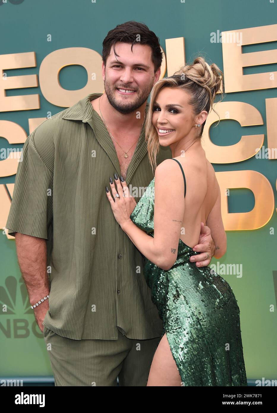 Santa Monica, USA. 18th Feb, 2024. Brock Davies and Scheana Shay ...