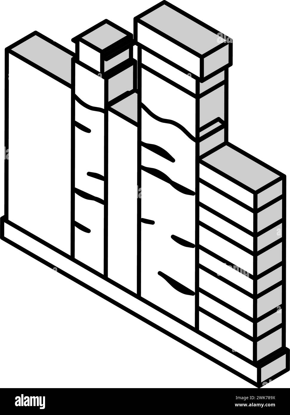 pool water testing and balancing isometric icon vector illustration ...