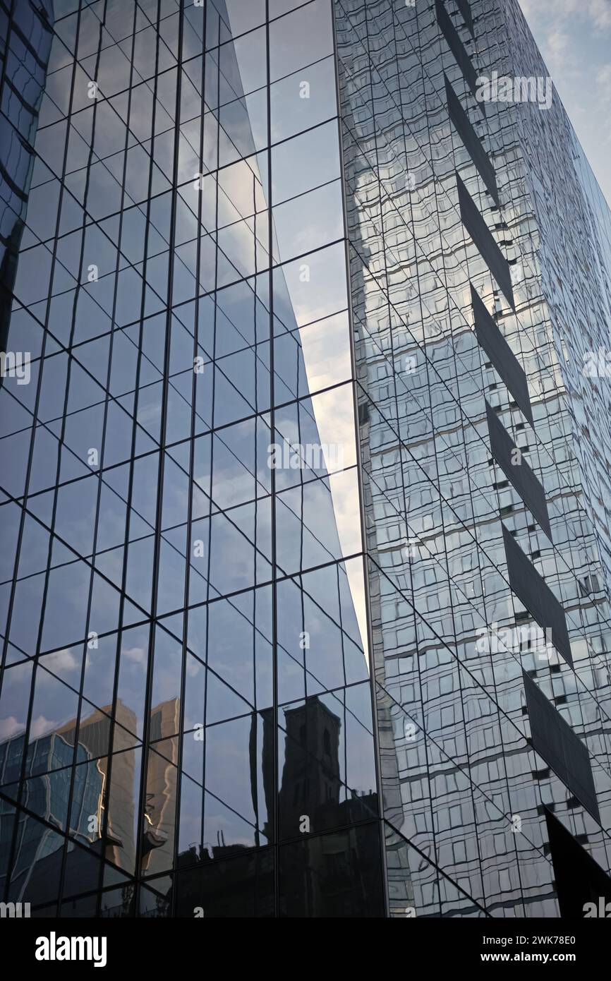 modern skyscraper building. architectural building in metropolis ...