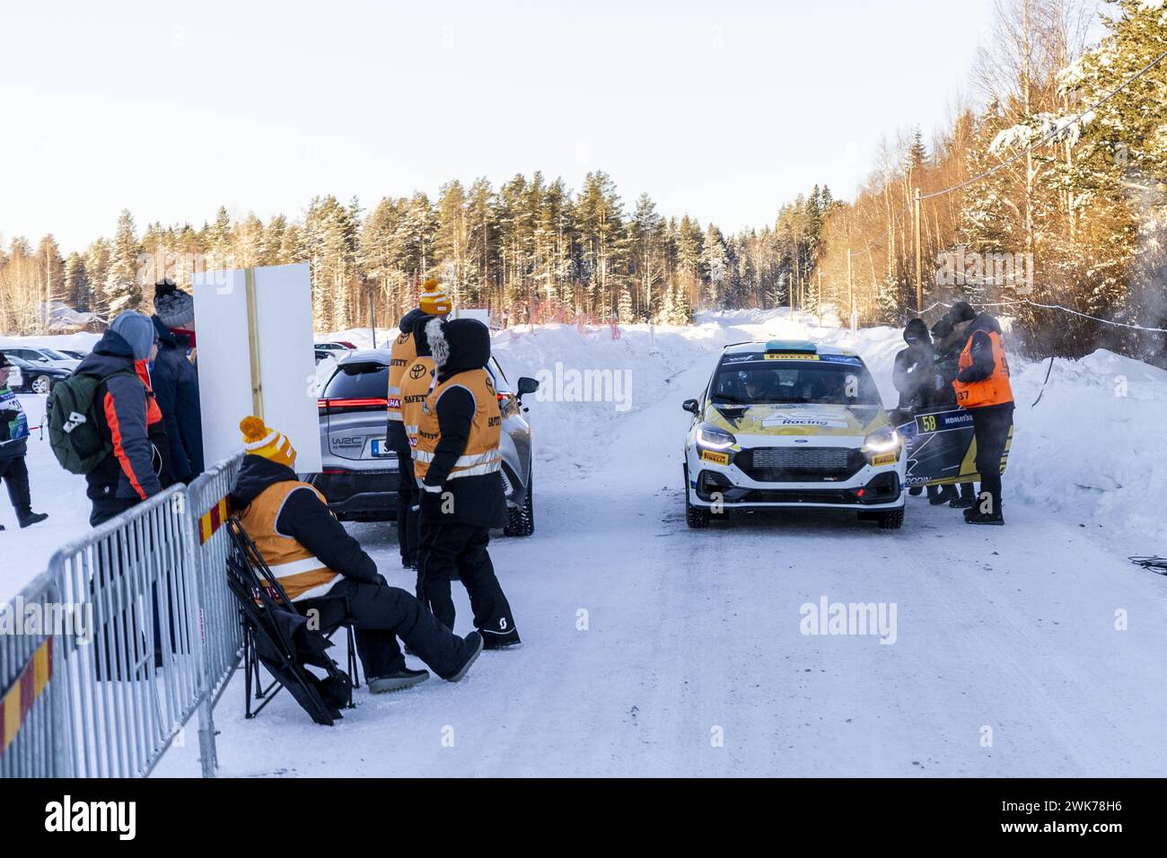 ambiance during the Rally Sweden 2024, 2nd round of the 2024 WRC World ...