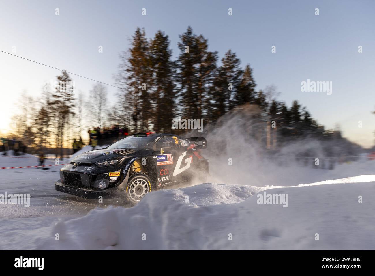 37 BERTELLI Lorenzo, SCATTOLIN Simone, Toyota GR Yaris Rally1, action ...