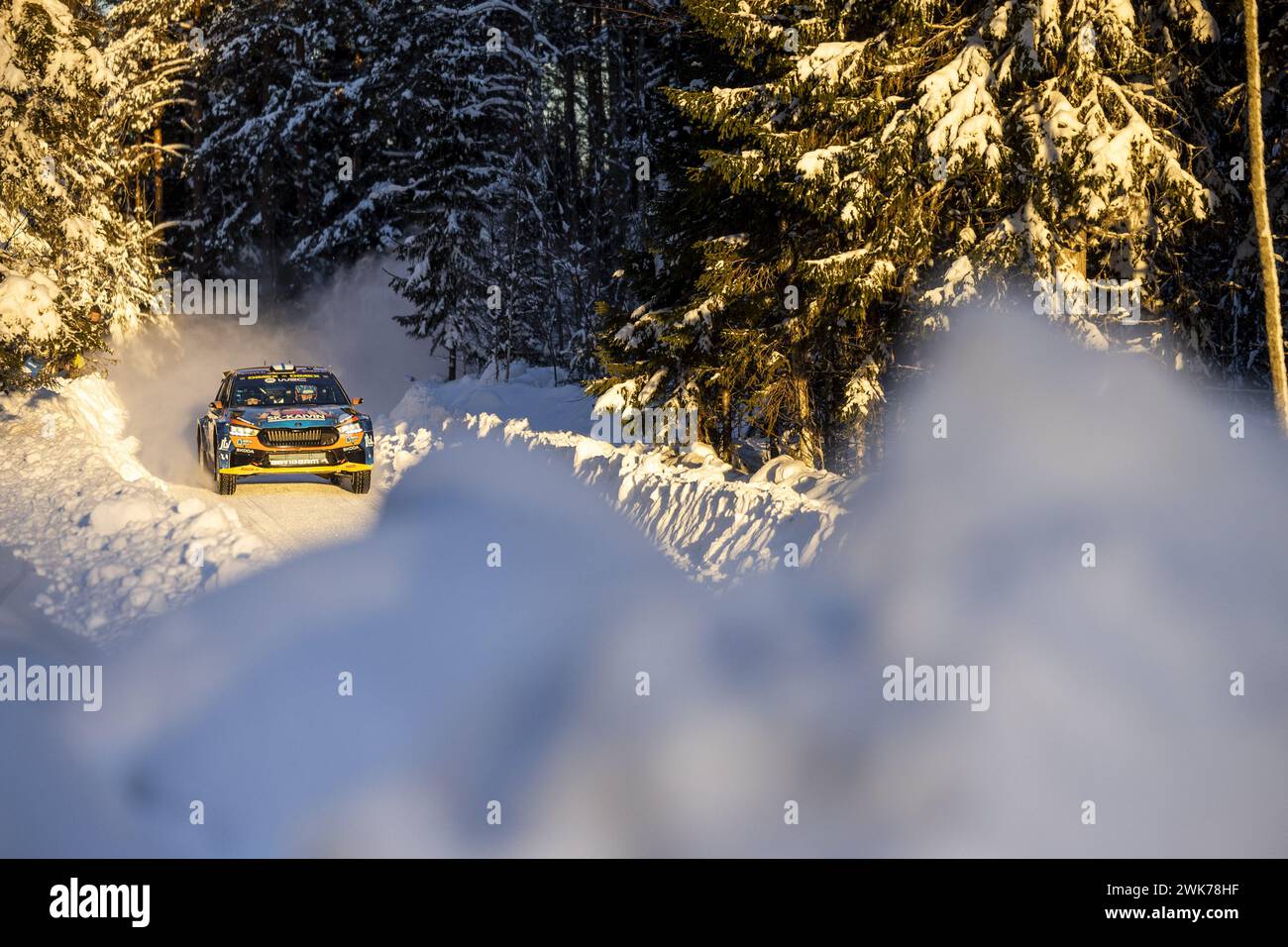 24 JOONA Lauri, HUSSI Janni, Skoda Fabia RS Rally2, action during the ...