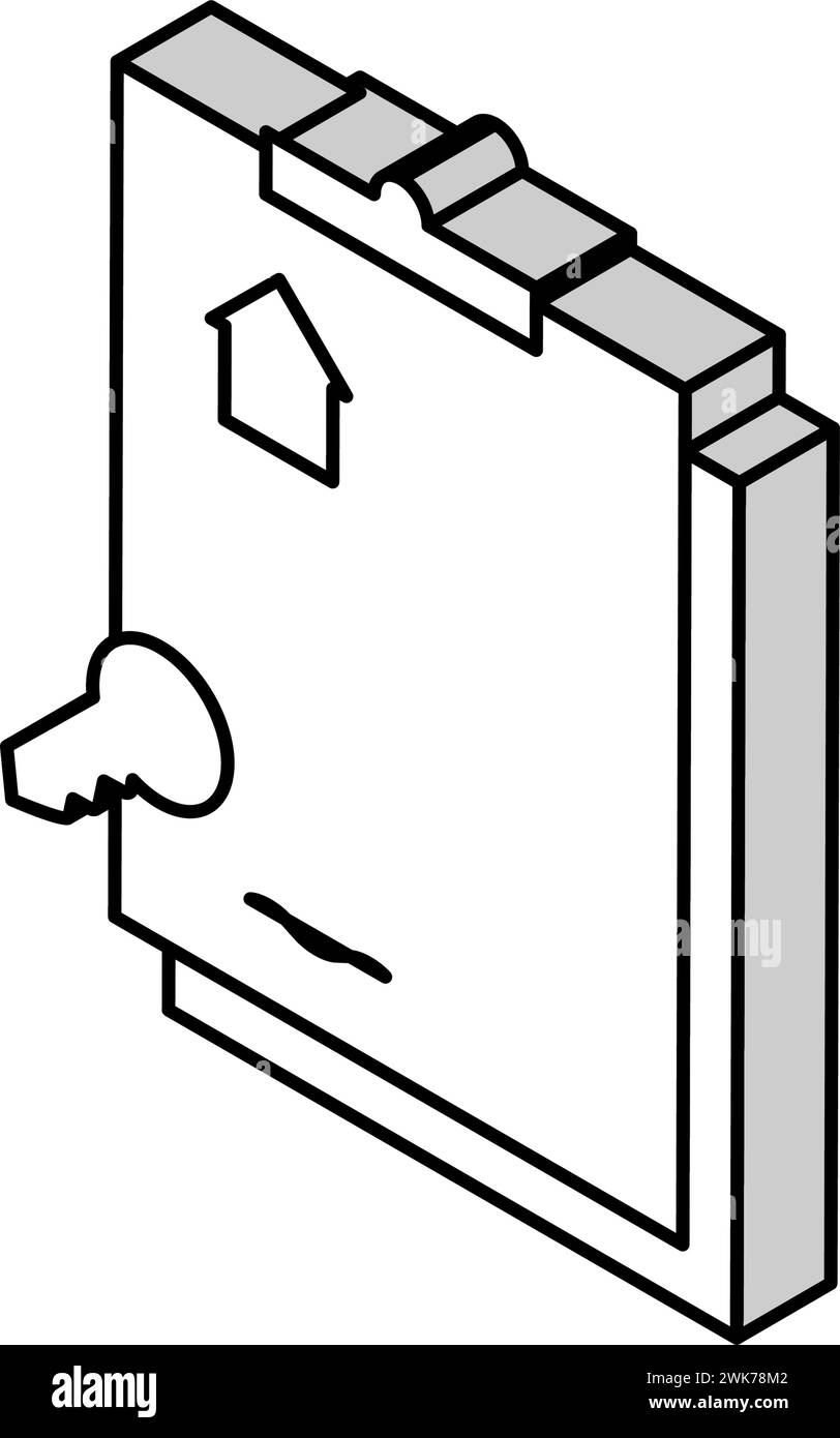 written contract isometric icon vector illustration Stock Vector Image ...