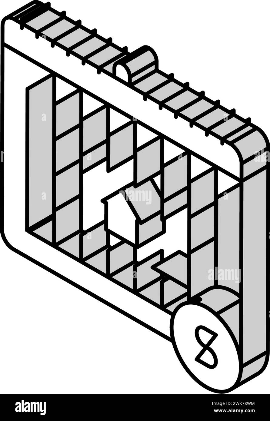 monthly fee isometric icon vector illustration Stock Vector Image & Art ...