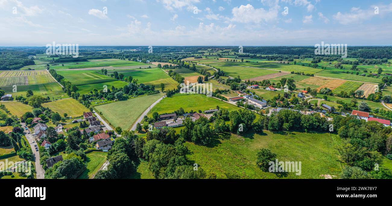 The market municipality of Jettingen-Scheppach in the Swabian region of ...