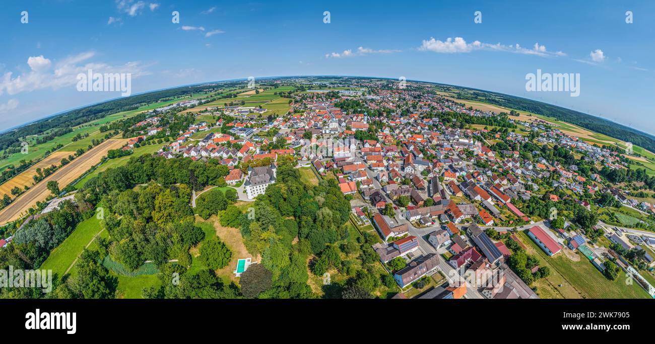 The market municipality of Jettingen-Scheppach in the Swabian region of ...